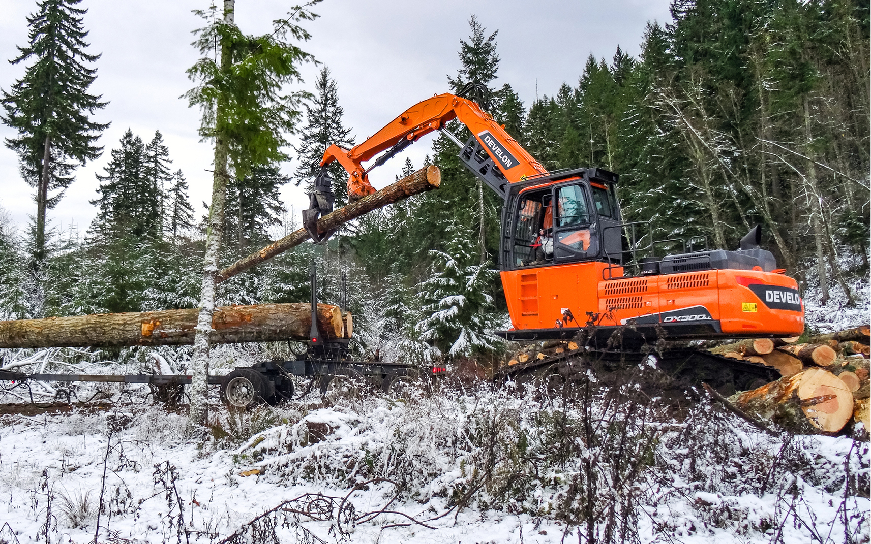 Winterize Logging & Forestry Heavy Equipment | DEVELON